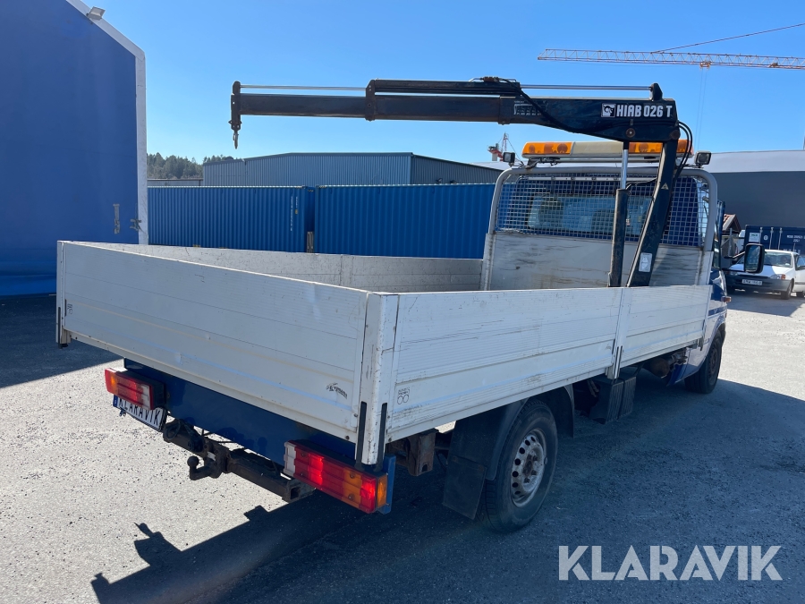 Flakbil Mercedes-Benz Sprinter 316, Göteborg, Klaravik aukti