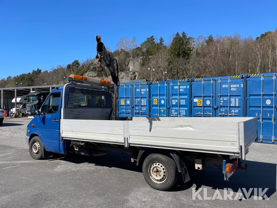 Flakbil Mercedes-Benz Sprinter 316, Göteborg, Klaravik aukti