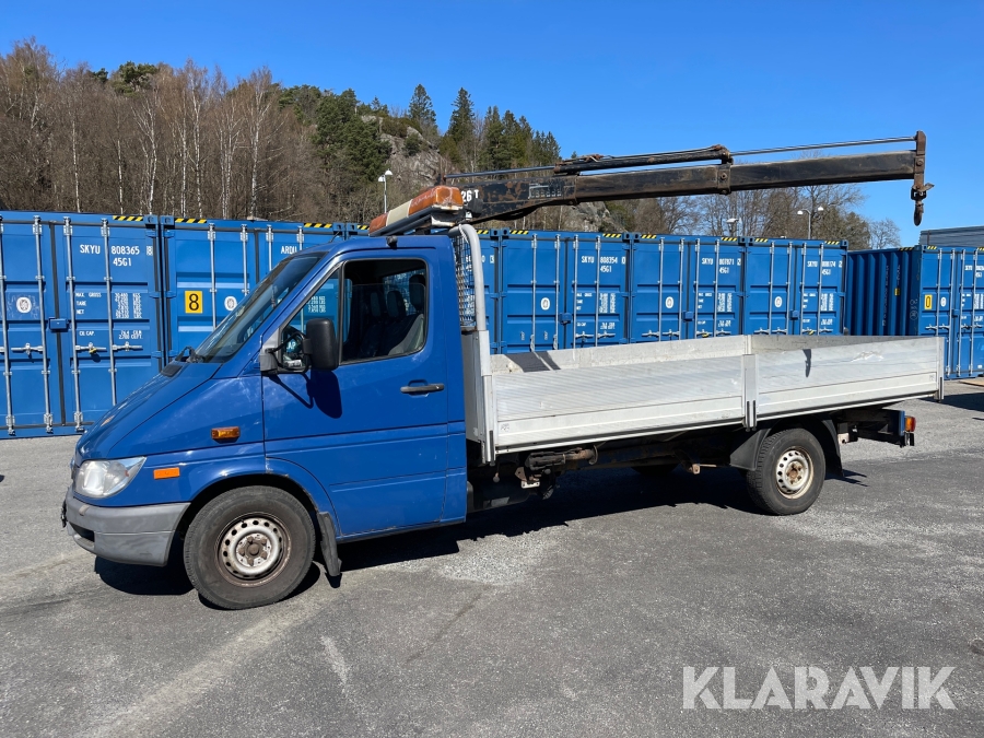 Flakbil Mercedes-Benz Sprinter 316, Göteborg, Klaravik aukti