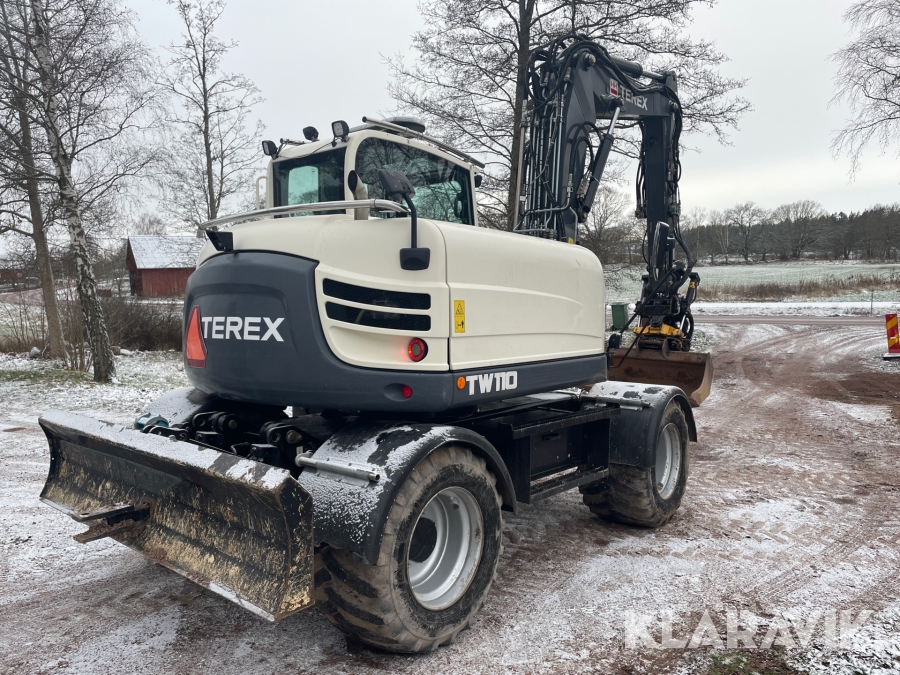 Grävmaskin Terex TW110, Mönsterås, Klar