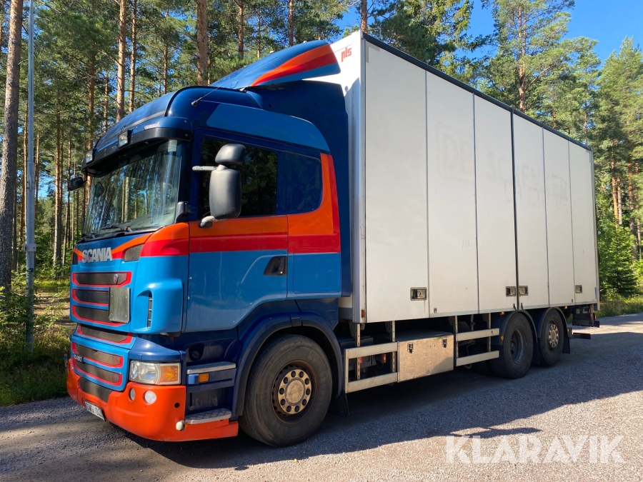 Lastbil Scania R480LB6X2*4MNB, Gävle, Klaravik auktioner