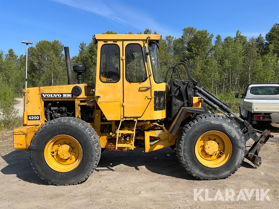 Hjullastare Volvo BM 4200, Arjeplog, Klaravik auktioner