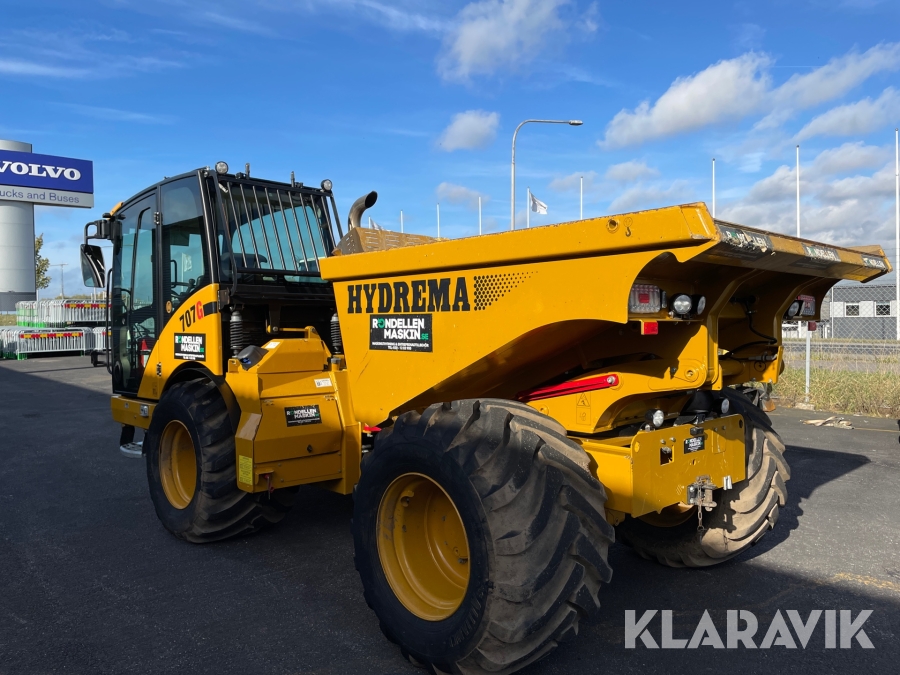 Dumper Hydrema 707G, Varberg, Klaravik auktioner