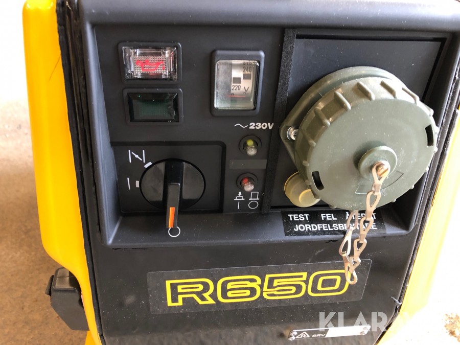 Klaravik Auktioner | Generator Robin R650