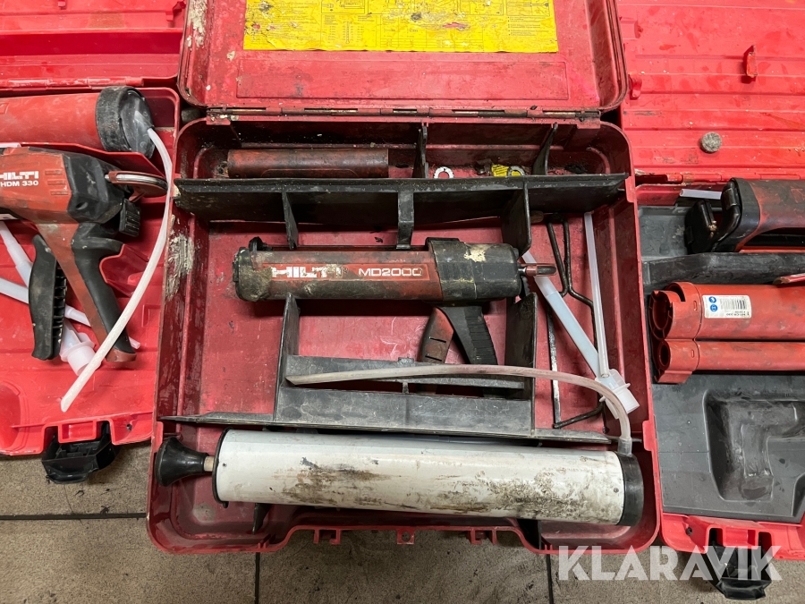 Kemspruta Hilti, Köping, Klaravik auktioner