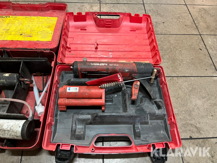 Kemspruta Hilti, Köping, Klaravik auktioner