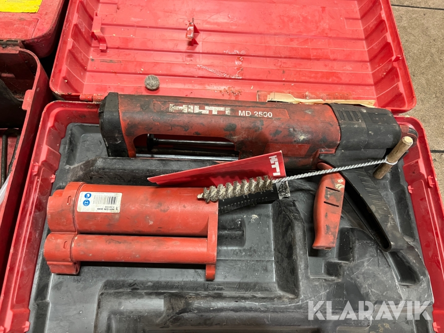 Kemspruta Hilti, Köping, Klaravik auktioner
