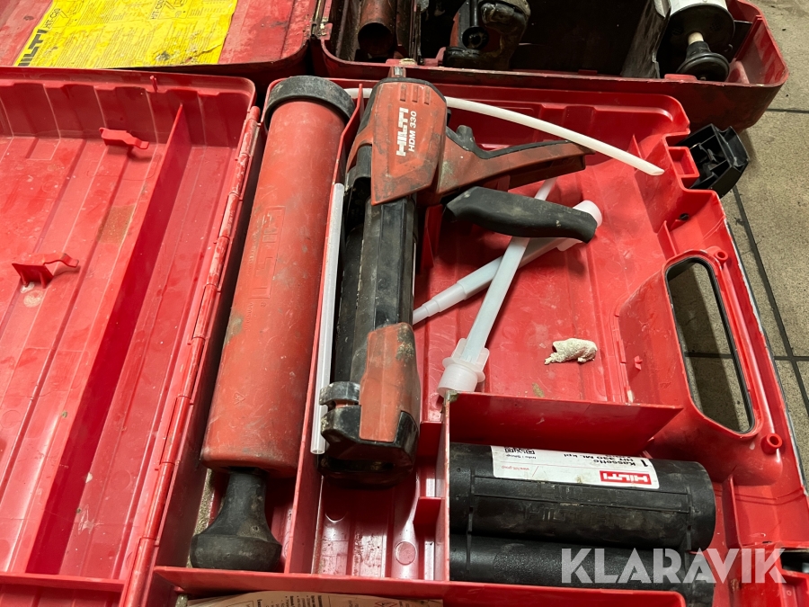 Kemspruta Hilti, Köping, Klaravik auktioner