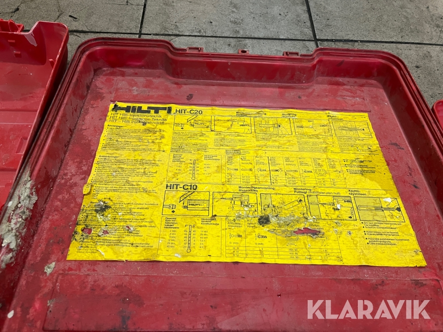 Kemspruta Hilti, Köping, Klaravik auktioner