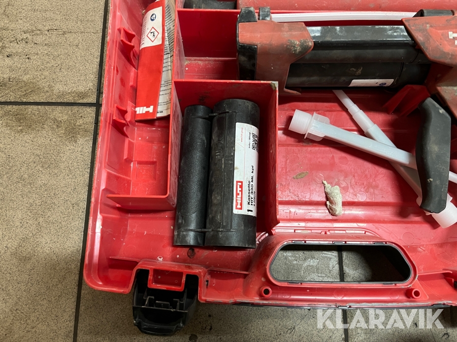 Kemspruta Hilti, Köping, Klaravik auktioner