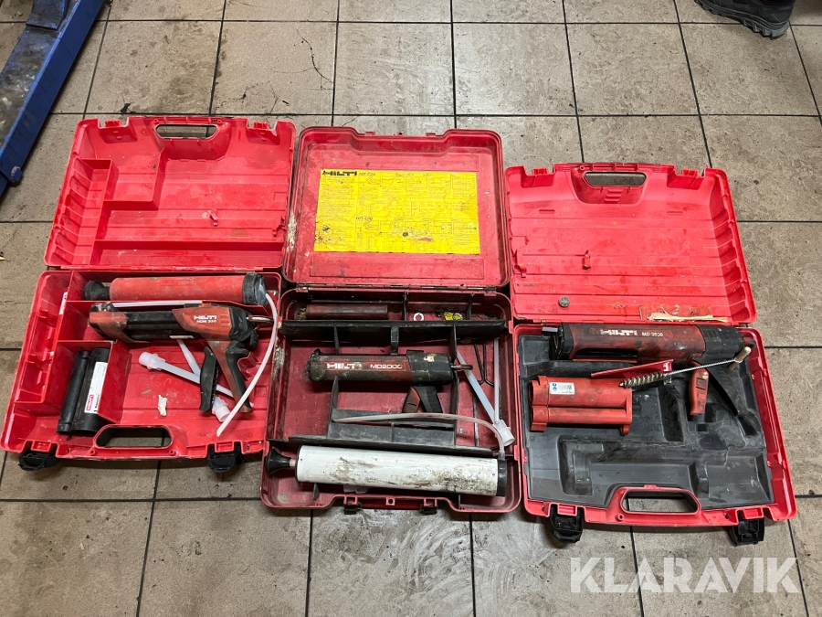 Kemspruta Hilti, Köping, Klaravik auktioner
