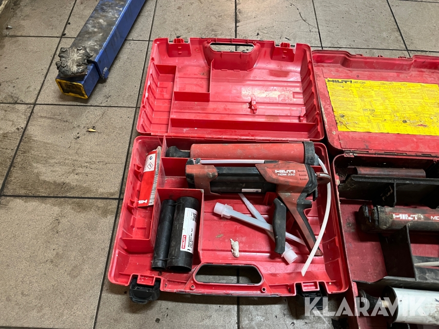 Kemspruta Hilti, Köping, Klaravik auktioner