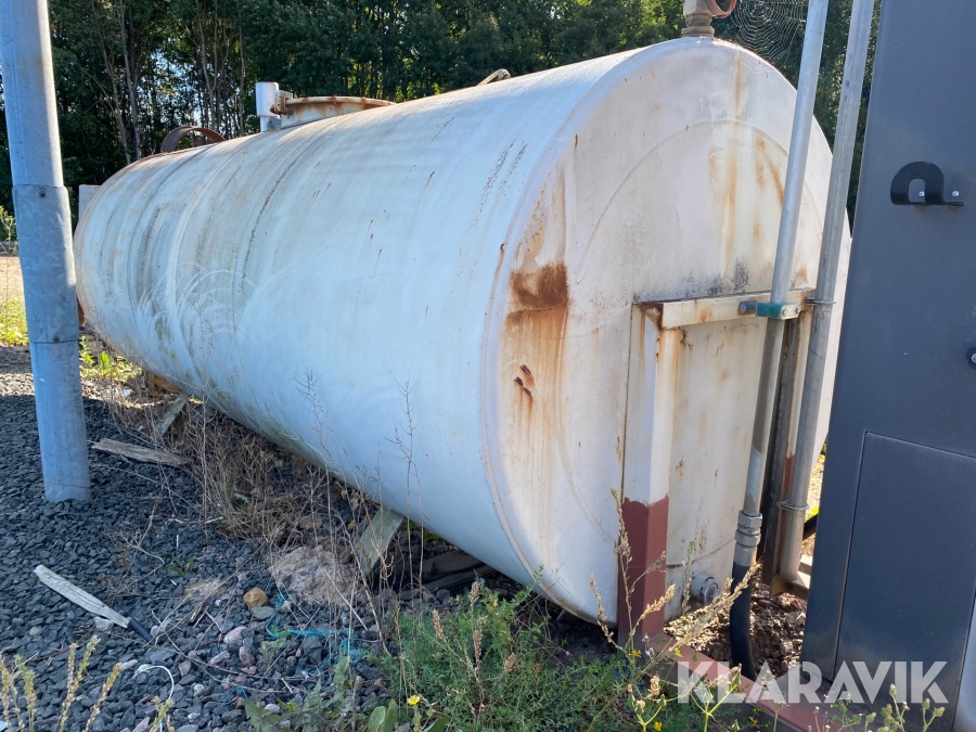 Dieseltank med pump 5 kubik
