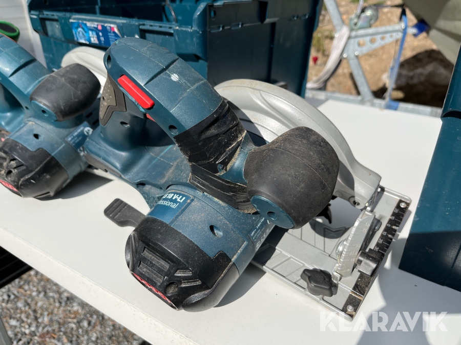 Cirkelsåg 3 st Bosch, Hitachi GKS 18 V-LI, C 6BU2, Norrköp
