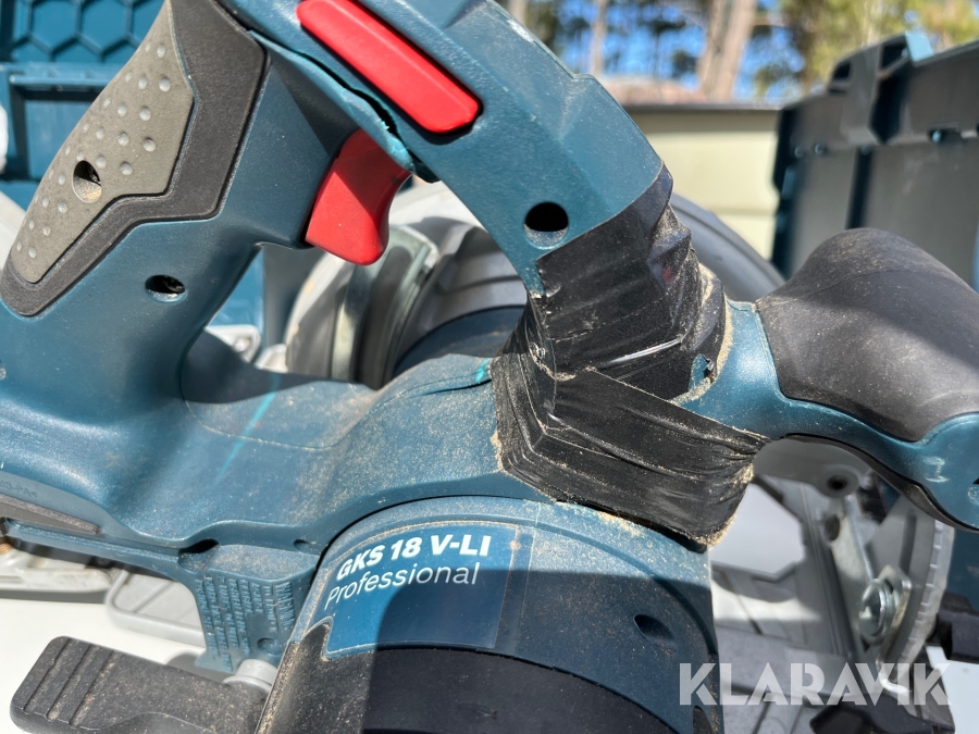 Cirkelsåg 3 st Bosch, Hitachi GKS 18 V-LI, C 6BU2, Norrköp