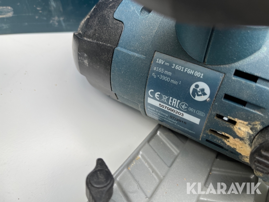 Cirkelsåg 3 st Bosch, Hitachi GKS 18 V-LI, C 6BU2, Norrköp