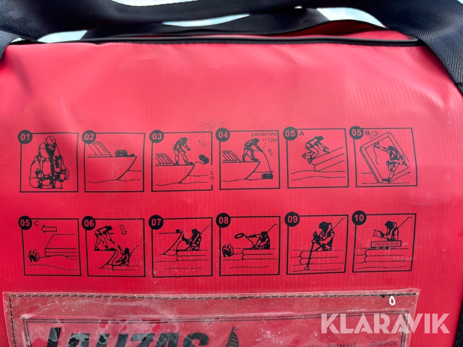 Livflotte Lalizas ISO-Raft, Västervik, Klaravik auktioner