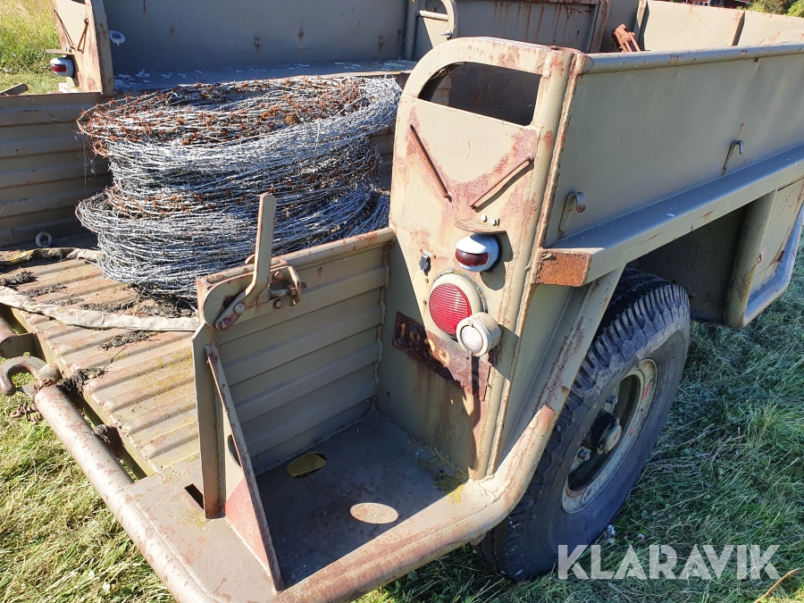 Klaravik Auktioner | Traktorvagn & Kärra Bröd Forss AB Militärkärra