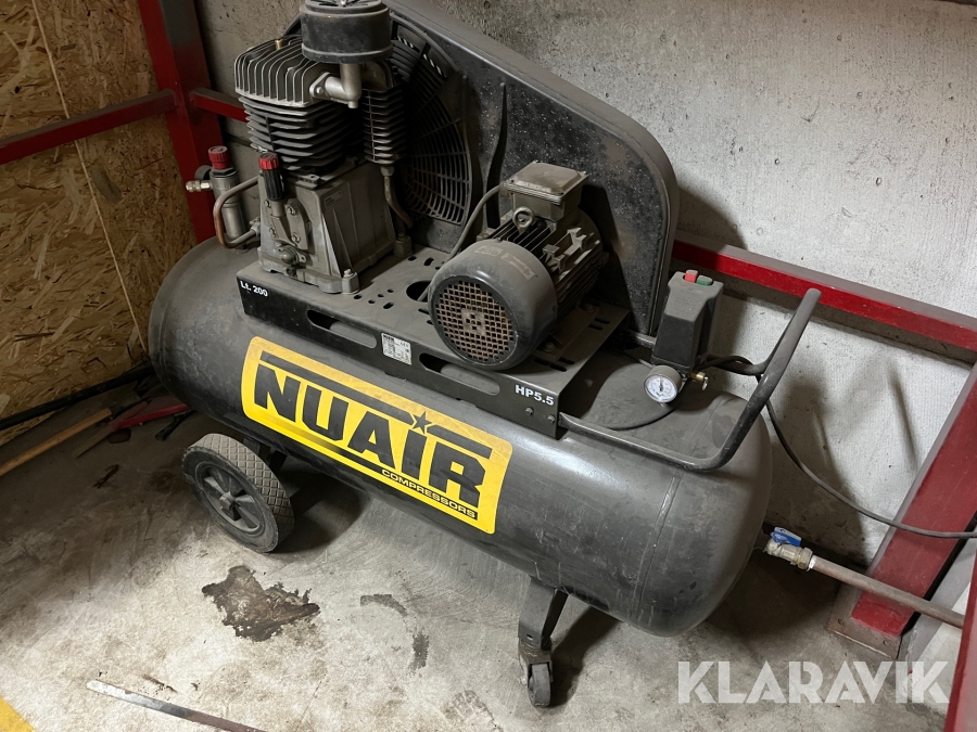 Kompressor Nuair NB5/5, Stockholm, Klaravik auktioner