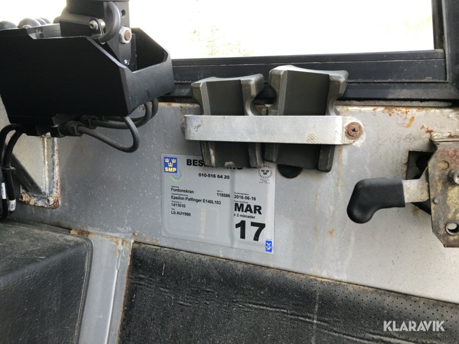 Timmerbil Scania R560 V8 med kran Epsilon 140 L plus