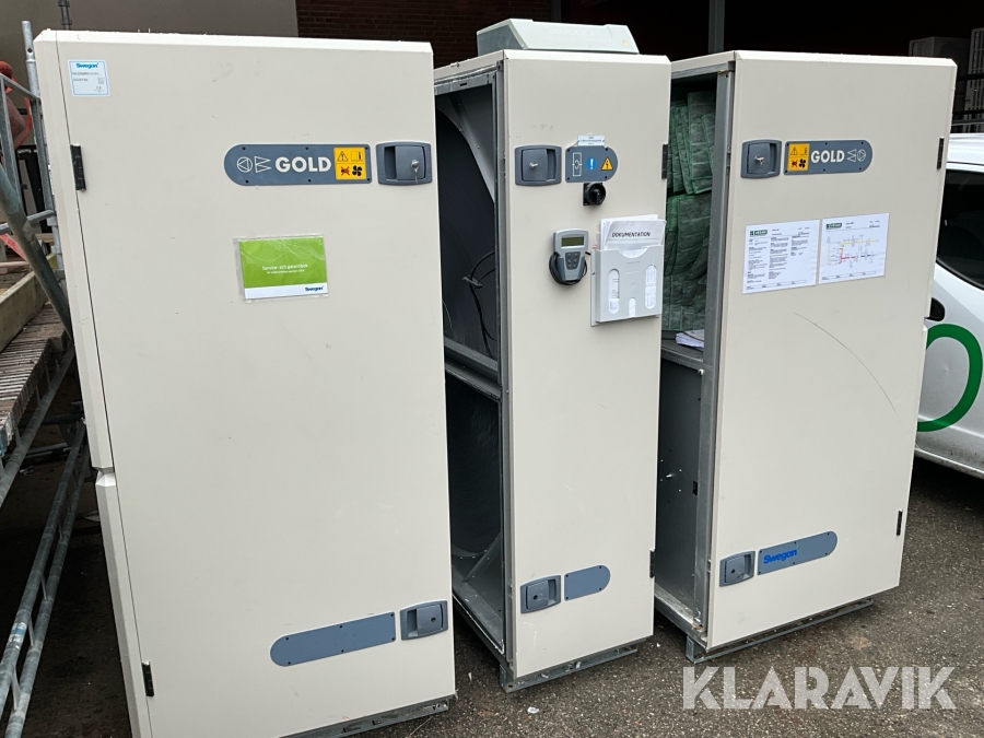 Ventilations aggregat Swegon Gold 35DRX111111, Katrineholm,