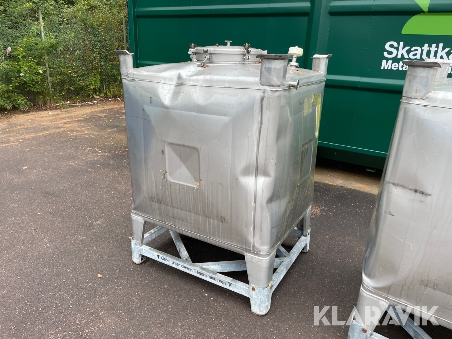 Rostfri tank Thyssen, Karlstad, Klaravik auktioner