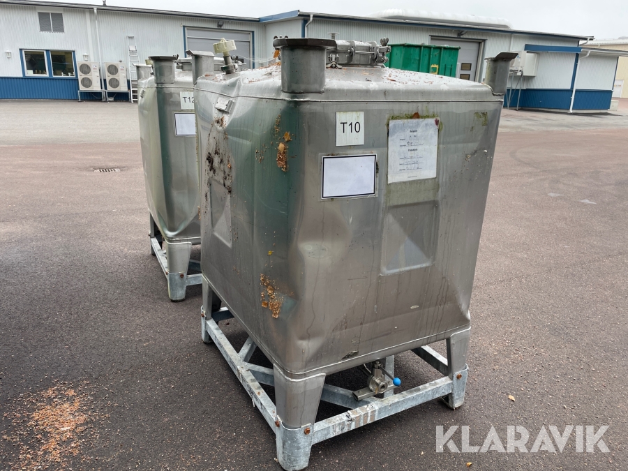 Rostfri tank Thyssen, Karlstad, Klaravik auktioner