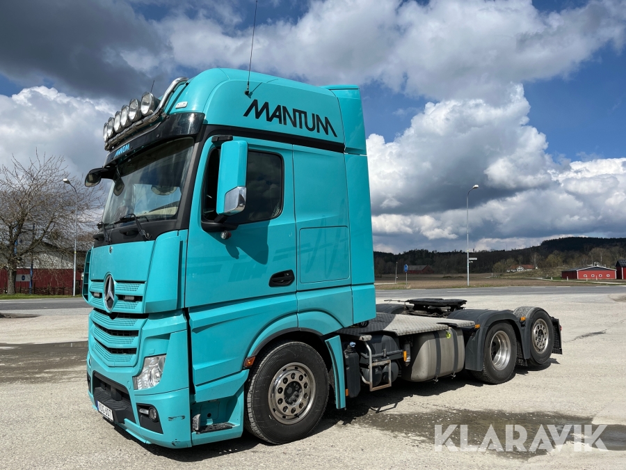 Dragbil Mercedes-Benz Actros 963-0-C, Varberg, Klaravik aukt