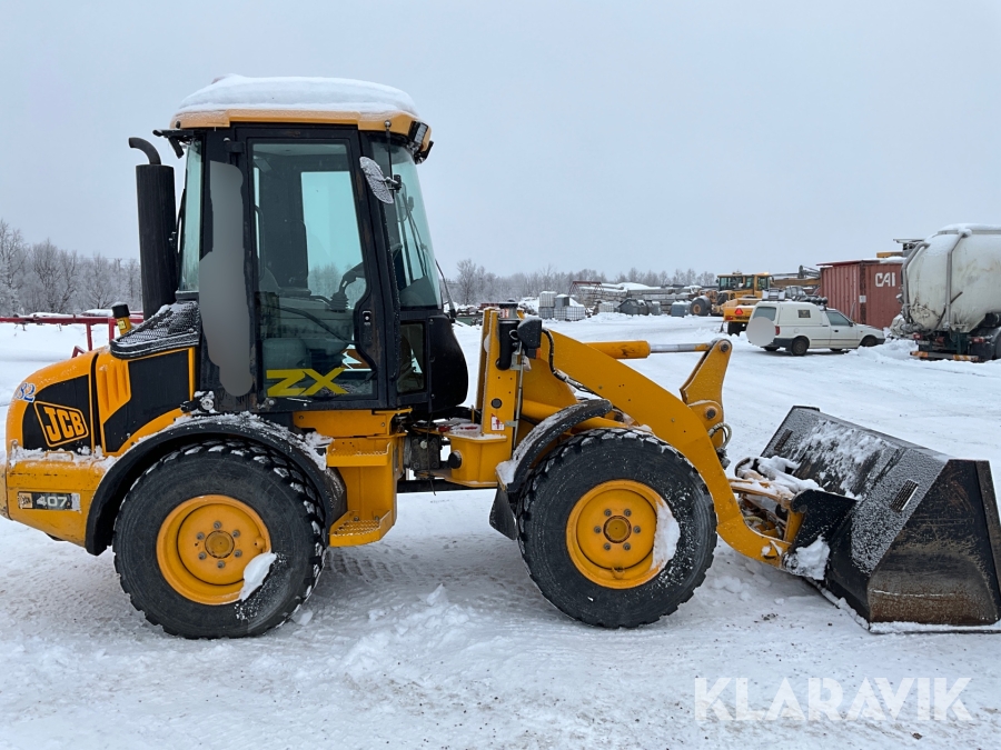 Hjullastare JCB 407, Kiruna, Klaravik auktioner