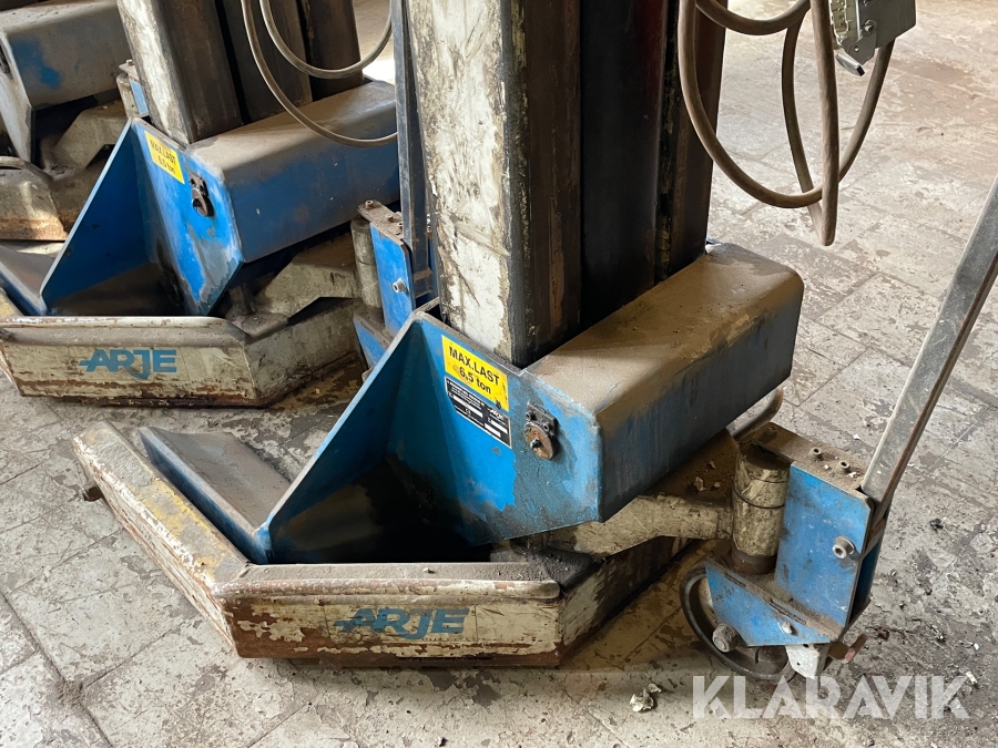 Enpelarlyft 4 st seriekoppling Arje 6500, Göteborg, Klaravik