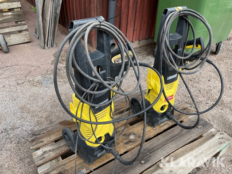 Klaravik Auktioner | Högtryckstvättar Kärcher K3 2st