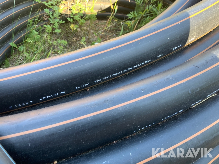 Vatten och avloppsslang Pipelife 63x3,8mm, Nyköping, Klaravi