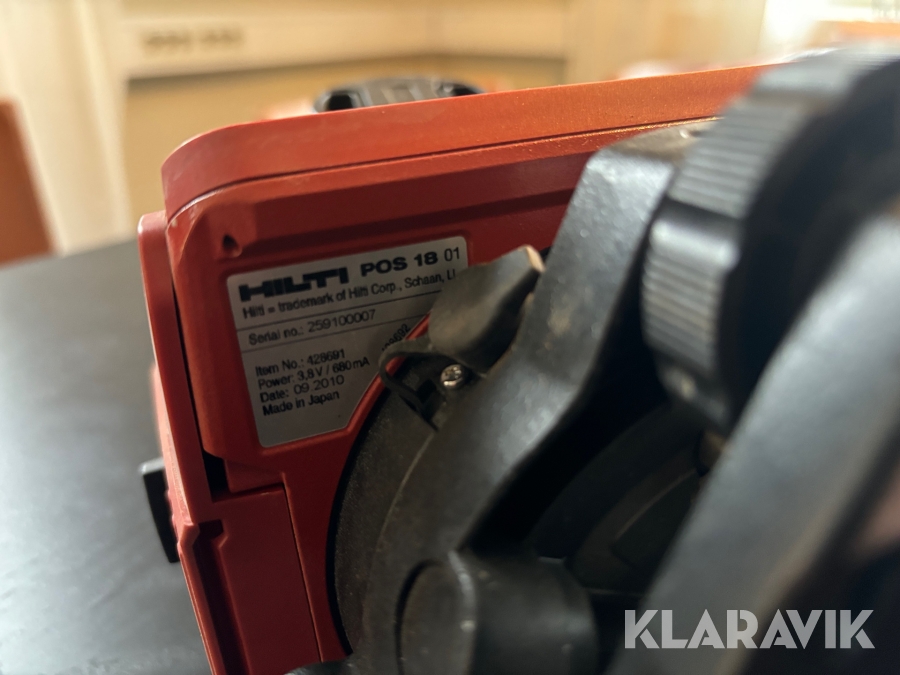 Totalstation Hilti POS 18 , Sundsvall, Klaravik auktioner