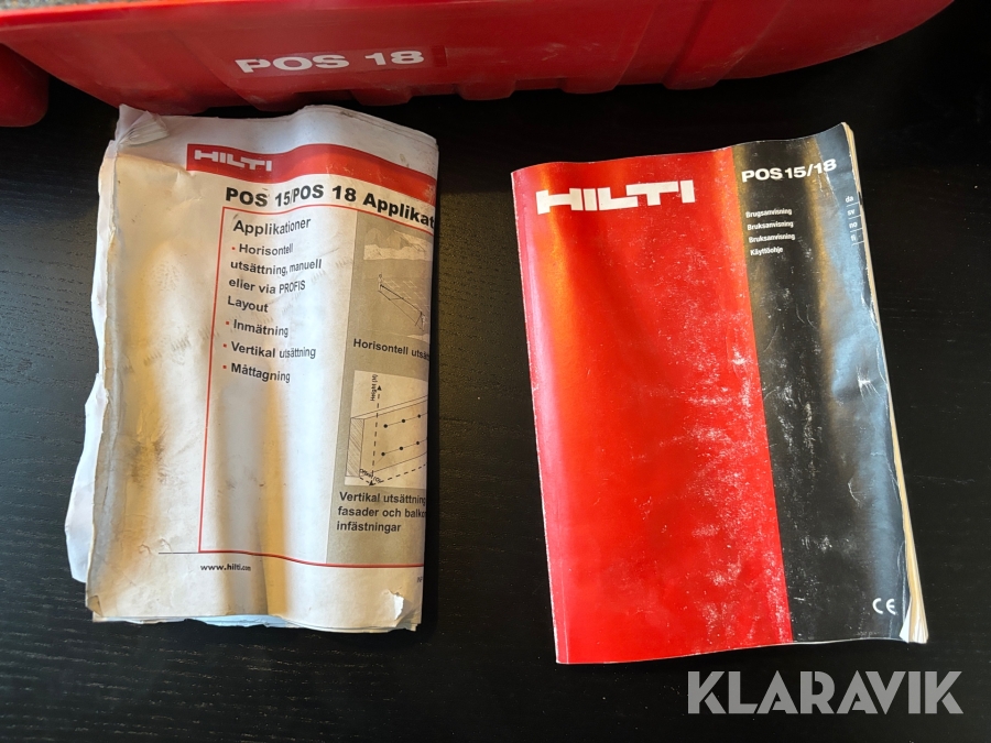 Totalstation Hilti POS 18 , Sundsvall, Klaravik auktioner