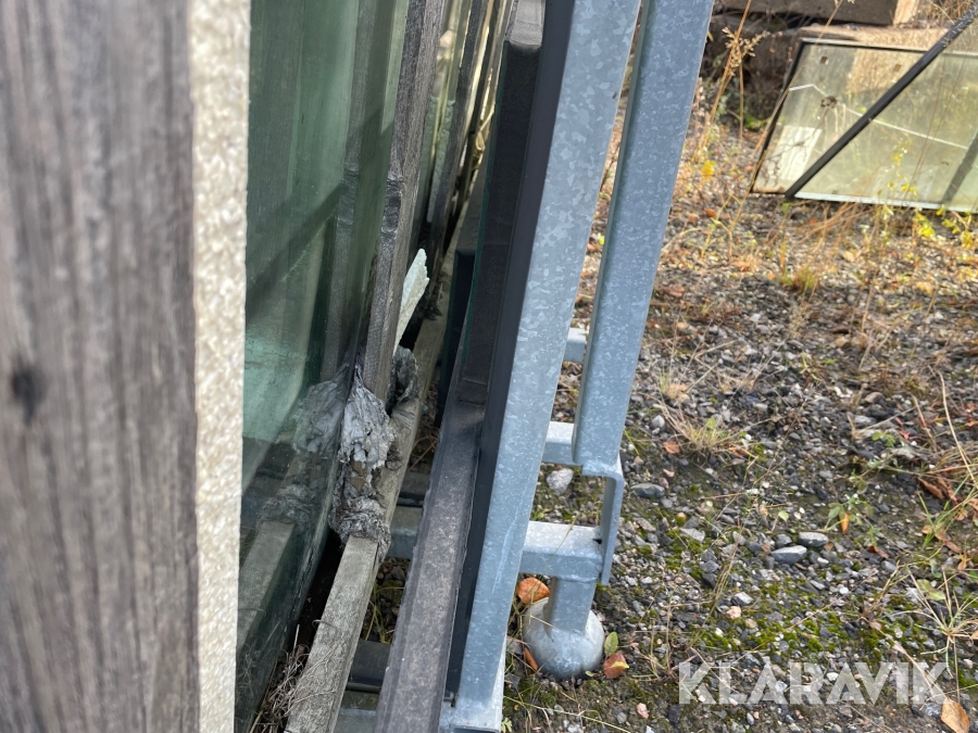 Isolerglas karmlösa Emmaboda Planilux härdat, Härnösand, Kla