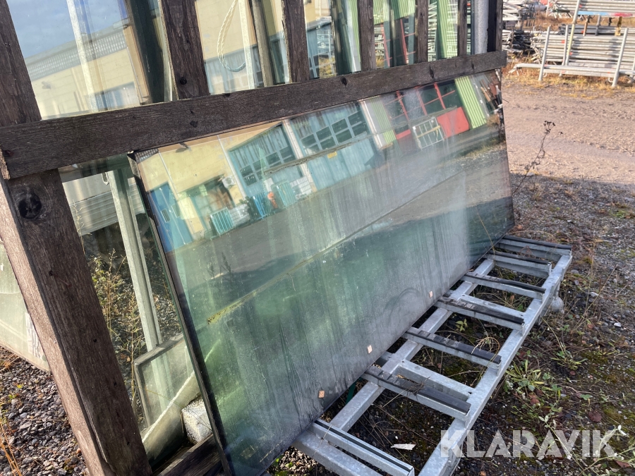 Isolerglas karmlösa Emmaboda Planilux härdat, Härnösand, Kla