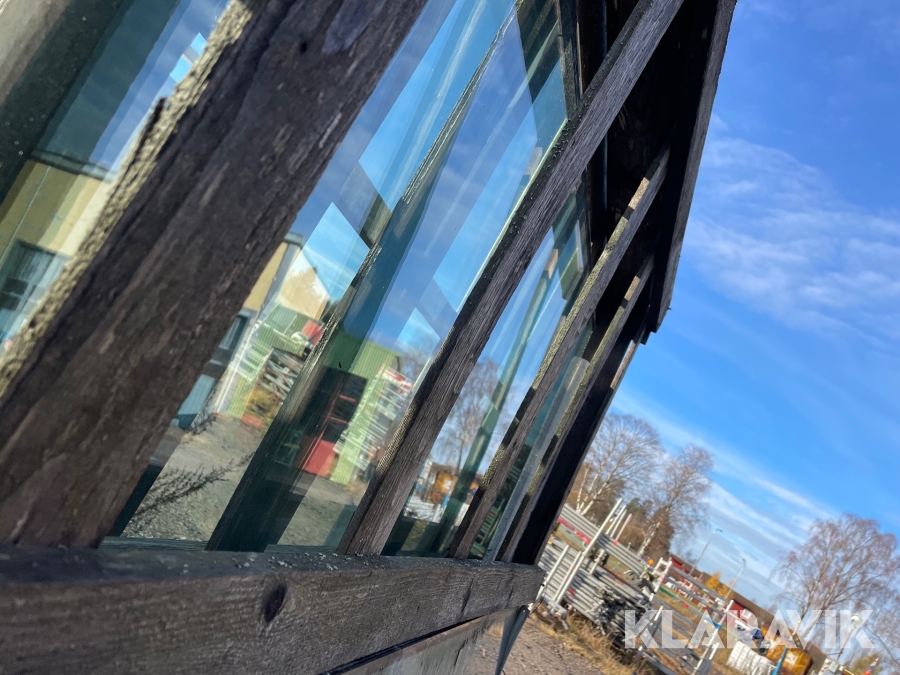 Isolerglas karmlösa Emmaboda Planilux härdat, Härnösand, Kla