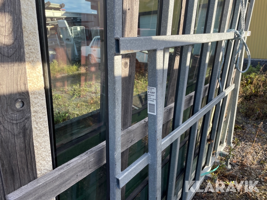 Isolerglas karmlösa Emmaboda Planilux härdat, Härnösand, Kla