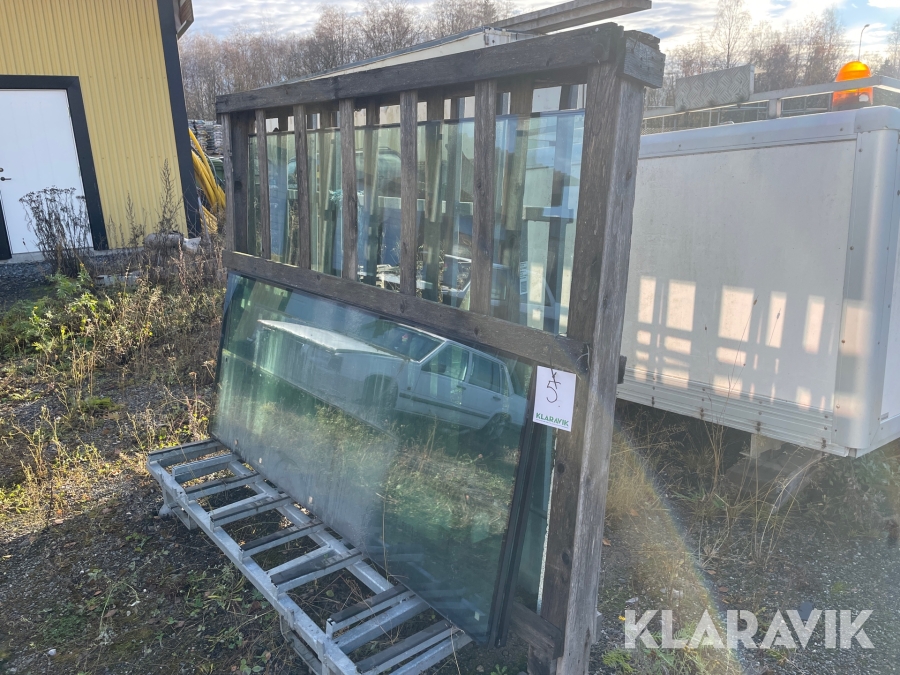 Isolerglas karmlösa Emmaboda Planilux härdat, Härnösand, Kla