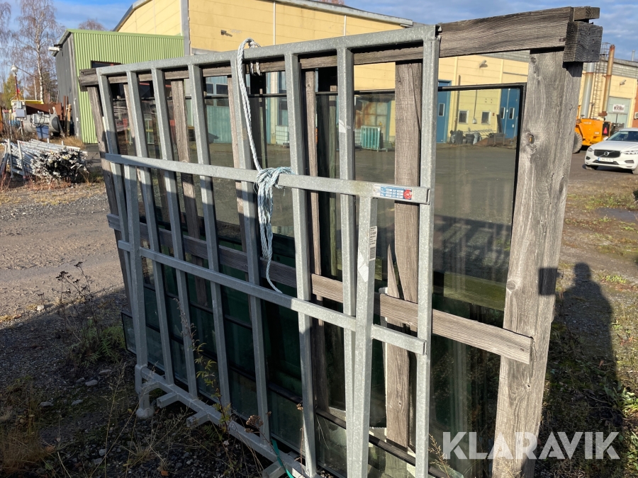 Isolerglas karmlösa Emmaboda Planilux härdat, Härnösand, Kla