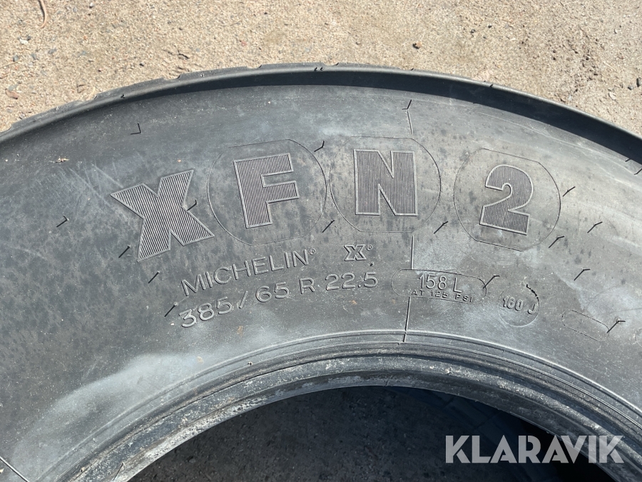 Framhjulsdäck Michelin FXN2, Ljusdal, Klaravik auktioner