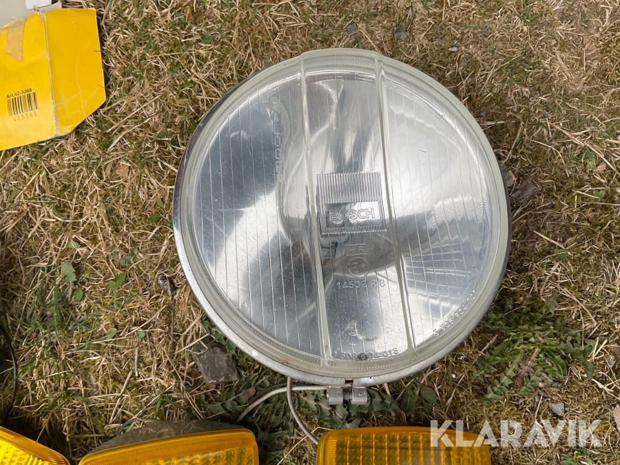 Extraljus till bil, Färgelanda, Klaravik auktioner