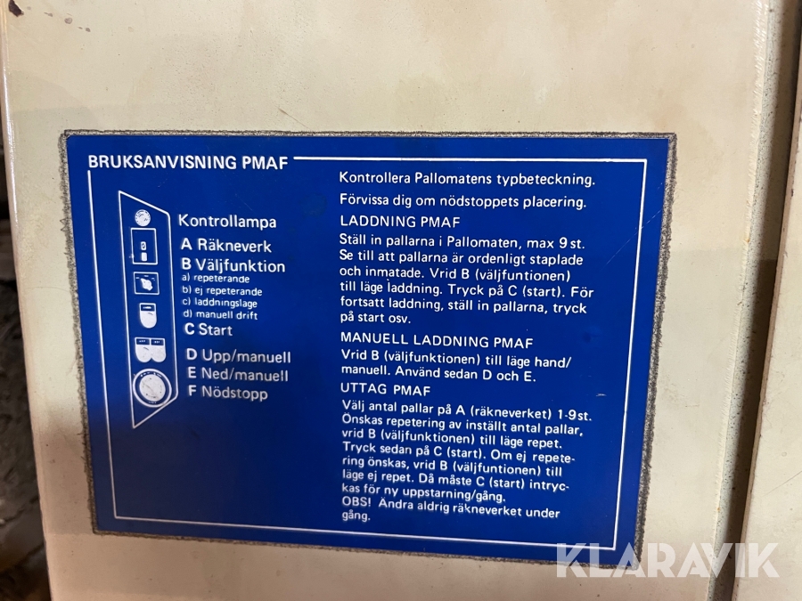 Pallomat BT, Eksjö, Klaravik auktioner