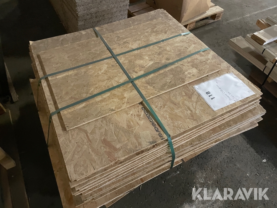 Diverse OSB-skivor 1.0X1.20m, Högsby, Klaravik auktioner