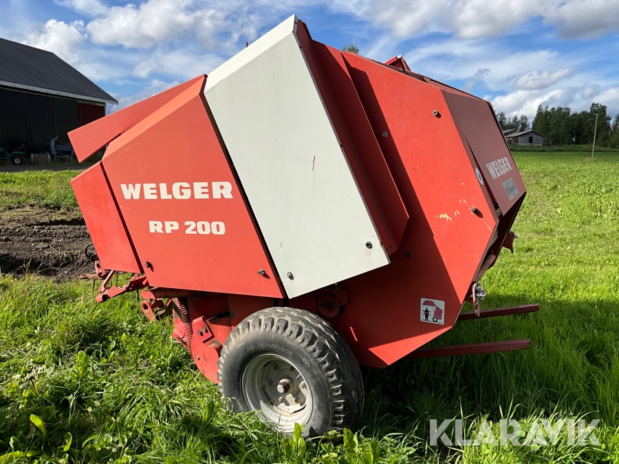 Balpress Welger RP 200, Boden, Klaravik auktioner