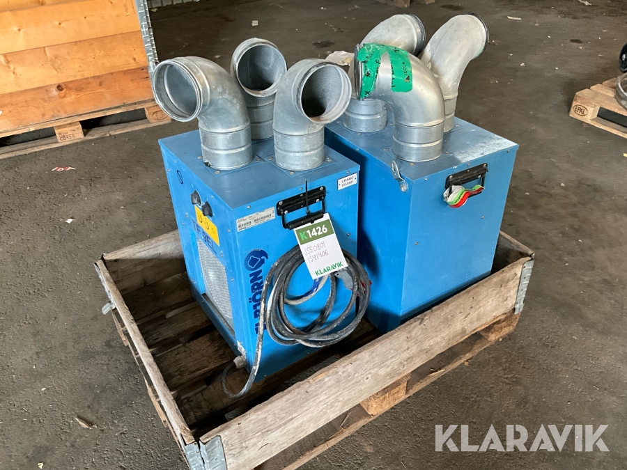 Varmluftsfläkt El-Björn TF 9EL, Jönköping, Klaravik auktione