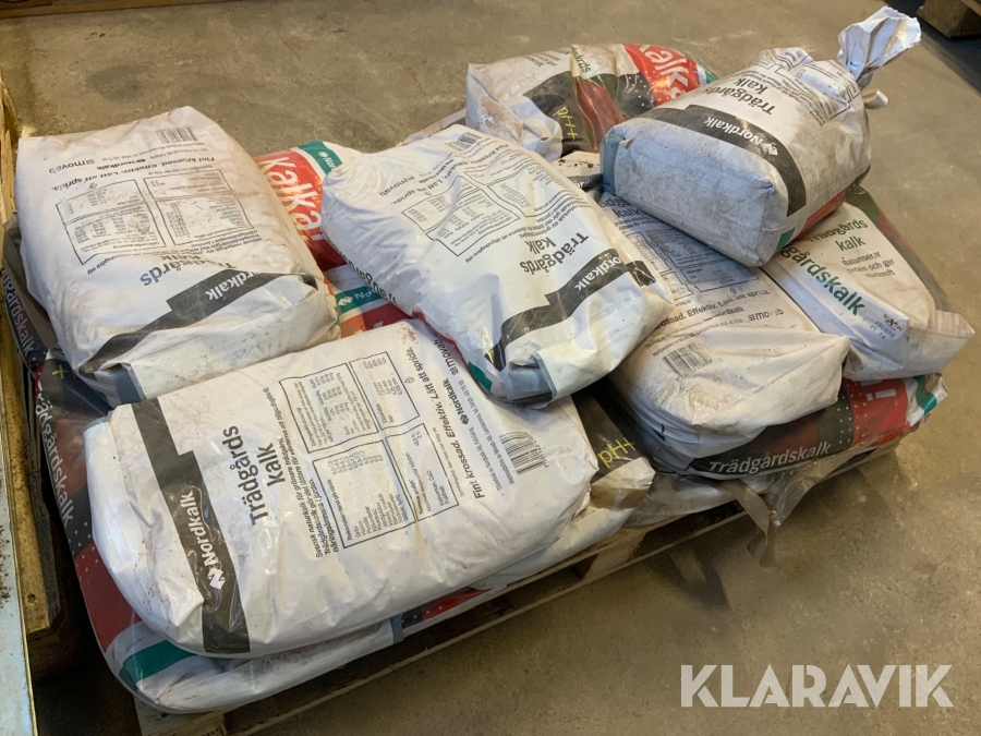 Trädgårdskalk Nordkalk, Mark, Klaravik auktioner