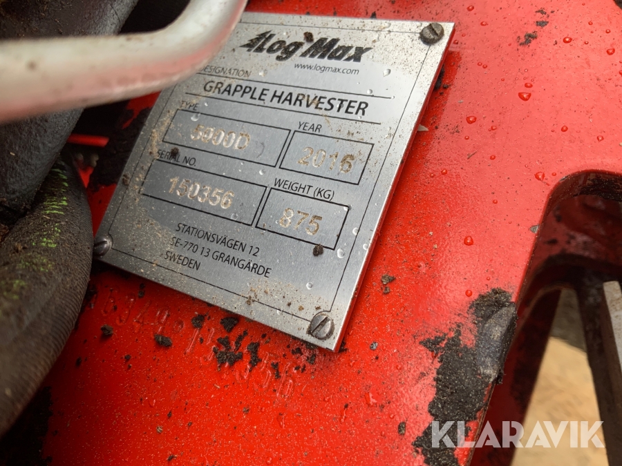 Skördar aggregat Log Max 5000D