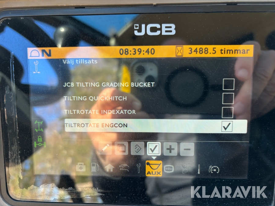 Grävmaskin JCB HD110WT 4F, Karlstad, Klaravik auktioner