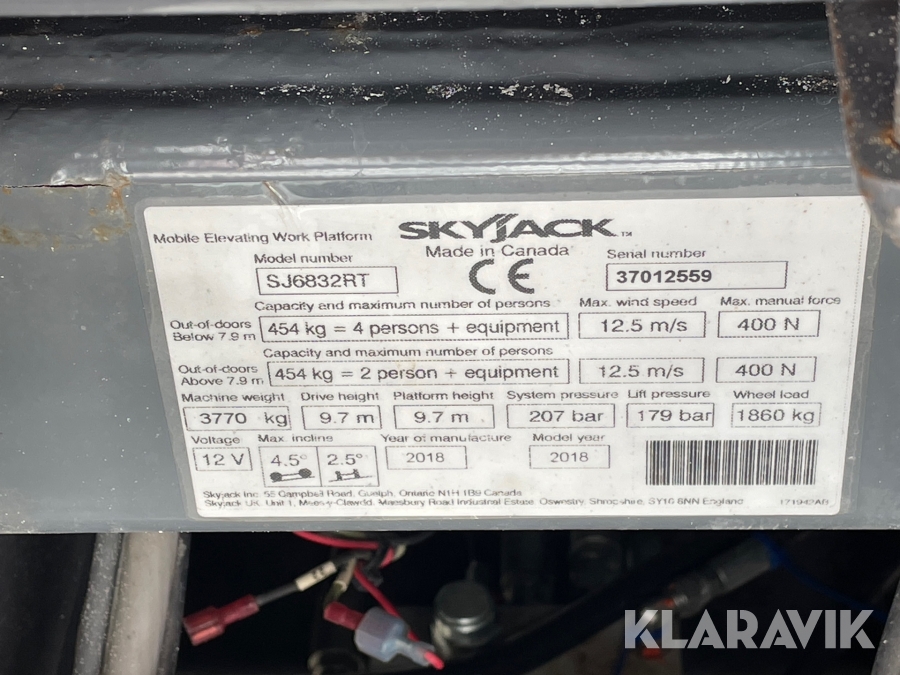 Saxlift Skyjack SJ6832 RT